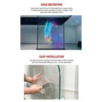 China Colorsvisiond P4-4 LED Crystal Film Transparent Display 1000×240mm for sale