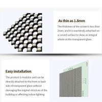 China P3.91 Holographic LED Display 1200x250mm Bendable Trimmable for sale