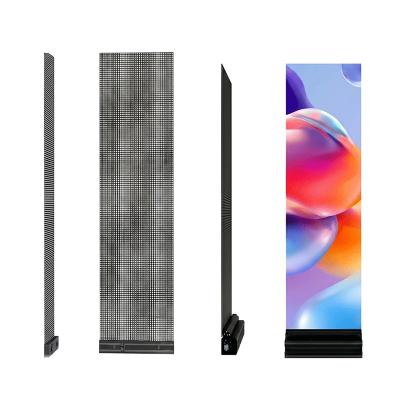 China P3.91 Holographic Transparent LED Display 1000x250mm 3500cd/sqm for sale