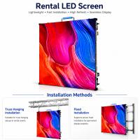 China P2.604 Indoor Video Wall Rental 500x500mm 800 Cd/M2 3000-9000K Adjustable for sale