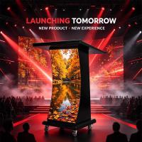 China Lectern GOB LED Screen P1.86 640x960mm Conference Advertising Podium Display for sale