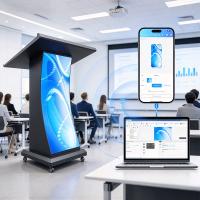 China Mobile Advertising Podium LED Creative Display P1.86 GOB 480x960mm for sale