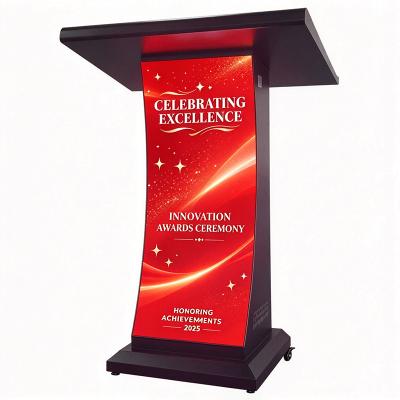 China Mobile Advertising Podium LED Creative Display P1.86 GOB 480x960mm for sale
