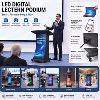 China Mobile Advertising Podium LED Creative Display P1.86 GOB 480x960mm for sale