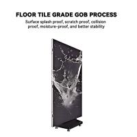 China Advertising P2.5 LED Poster Display Tri Fold Double Sided 1280x1920mm for sale