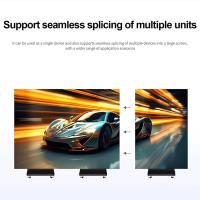 China P1.86 Tri Fold Double Sided LED Poster Screen 1280x1920mm Advertising Display for sale