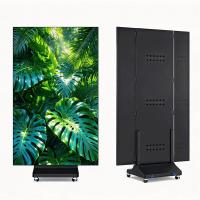 China P1.53 Trifold LED Poster Screen Double Sided 700CD Brightness For Trade Shows for sale