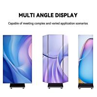 China P1.53 Trifold LED Poster Screen Double Sided 700CD Brightness For Trade Shows for sale