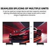 China P1.25 LED Poster Display Tri Fold Double Sided 1280x1920mm Impact Resistant for sale