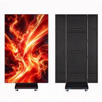 China P1.25 LED Poster Display Tri Fold Double Sided 1280x1920mm Impact Resistant for sale