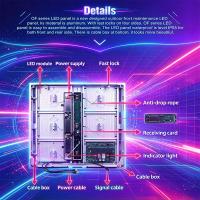China High Contrast Advertising Signage LED Display Panel 960x960mm P6.66 IP65 for sale