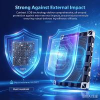 China X1.25 Fine Pitch COB LED Panel Indoor 500x500mm Die Cast Aluminum Cabinet for sale