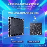 China X1.25 Fine Pitch COB LED Panel Indoor 500x500mm Die Cast Aluminum Cabinet for sale