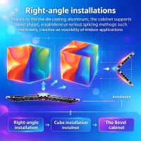 China X1.95 High Brightness HD COB LED Display Indoor 500x500mm Aluminum Video Panel Screen for sale