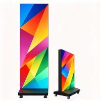 China HB-X2.5 Foldable LED Poster Screen GOB Portable Digital Display 640x1920mm for sale