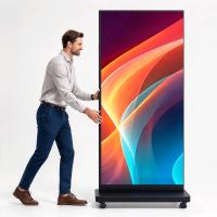 China HB-X1.25 Fine Pitch LED Poster Display Foldable 640x1920mm GOB Advertising for sale