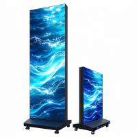 China HB-X1.53 LED Digital Poster Screen Foldable 640x1920mm Slim Aviation Aluminum Body for sale