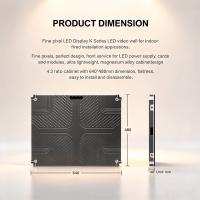 China Cinema Display Indoor Fixed LED Screen P1.538 Fine Pixel Pitch 640x480mm Seamless Cabinet for sale