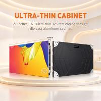 China CV1.87 Indoor Fine Pitch Cob Led Screen 1.875mm Pitch 150x168.75mm 27 Inch for sale