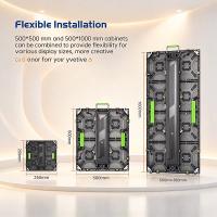 China P4.81 Outdoor Rental LED Screen 500x500mm Lightweight Large Event Video Wall for sale