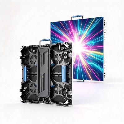 China P2.604 Outdoor Rental LED Display Screen 500x500mm Die Cast Cabinet for sale