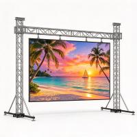 China P2.604 Outdoor Rental LED Display Screen 500x500mm Die Cast Cabinet for sale