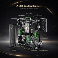 China P2.604 Outdoor Rental LED Display Screen 500x500mm Die Cast Cabinet for sale