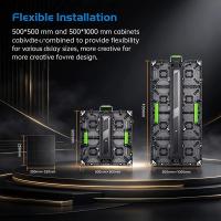China P2.604 Outdoor Rental LED Display Screen 500x500mm Die Cast Cabinet for sale