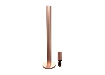 China Rose Gold Stand Alone Electric Perfume Diffuser With 1 Piece 100ml Bottle For 200 m2 for sale