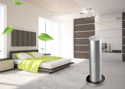 China 2.5 W Cylindrical Aluminum Home Fragrance Diffuser Ultra Silence Touch Screen for sale
