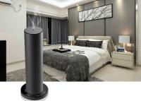 China 200m³ Aluminum Alloy Desktop Scent Diffuser Machine Cylindrical Design In Mocha Black for sale