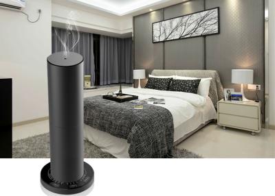 China 200m³ Aluminum Alloy Desktop Scent Diffuser Machine Cylindrical Design In Mocha Black for sale