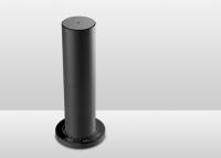 China 200m³  Tabletop Cylindrical Air Nebulizing Diffuser In Black And Silver With 100ml Capacity for sale