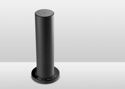 China 200m³  Tabletop Cylindrical Air Nebulizing Diffuser In Black And Silver With 100ml Capacity for sale