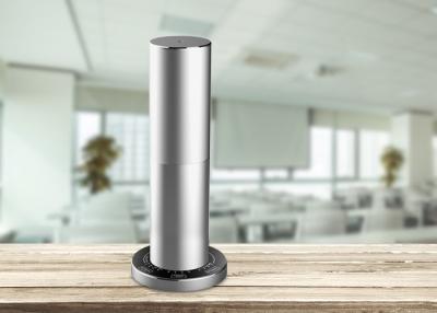China Cylindrical Silver 200m³ Air Nebulizing Aroma Diffuser / Electric Aroma Oil Diffuser With 100ml Canister for sale