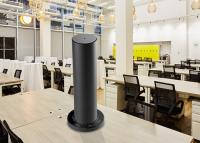China Desktop Electric Room Fragrance Diffuser Cylindrical Silver Or Black for sale