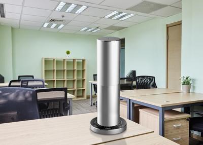 China Desktop Electric Room Fragrance Diffuser Cylindrical Silver Or Black for sale