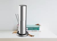 China Desktop Ultra Silence Air Aromatherapy Essential Oil Diffuser In Cylindrical Silver for sale