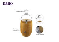 China Rechargeable Room Scent Oil Diffuser Wooden Glass Material for sale