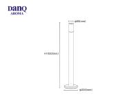 China 0.8ml/H Aluminum Fragrance Oil Diffuser Stand Alone For 200m3 for sale