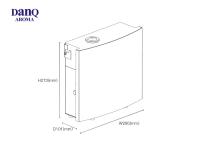 China Micro Diffusion Particle Fragrance Diffuser Machine For 500m3 for sale