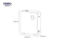 China HVAC 3ml/H Fragrance Diffuser Machine With Acrylic Touch Screen for sale