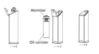 China Aluminum 2.5ml/H Fragrance Diffuser Machine Stand Alone for sale