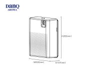 China Plastic Wall Mounted Scent Air Machine With Key And Lock Design For Public Places for sale
