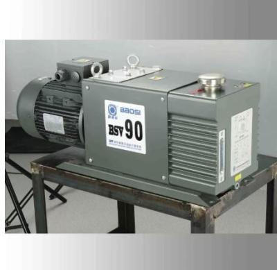 China Painted Double Stage Oil Sealed Rotary Vacuum Pump Low Noise 90CBM/H Speed for sale