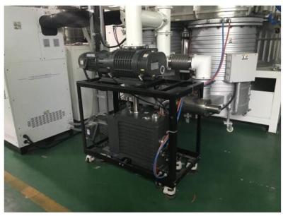 China 450KG Vacuum Pump System 1080m3/H Oil Sealed Vacuum Pump Booster System for sale