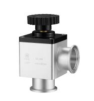 China KF40 Manual Type High Vacuum Angle Valve GD-J40B Model Dust Proof for sale