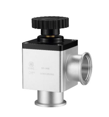 China KF40 Manual Type High Vacuum Angle Valve GD-J40B Model Dust Proof for sale