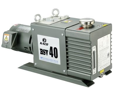 China BSV40 12L/S Oil Sealed Dual Stage Rotary Vane Vacuum Pump Lubricated In Green Color for sale