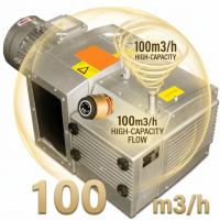 China 60 m³/h，rotary vane low-pressure compressor,oil-free, air-cooled,KDE60 for sale